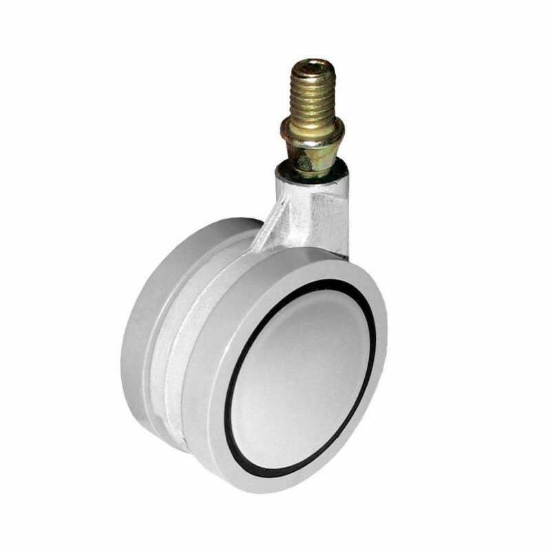 Опора колесная со штырем ОК 60мм мягкий ход серая