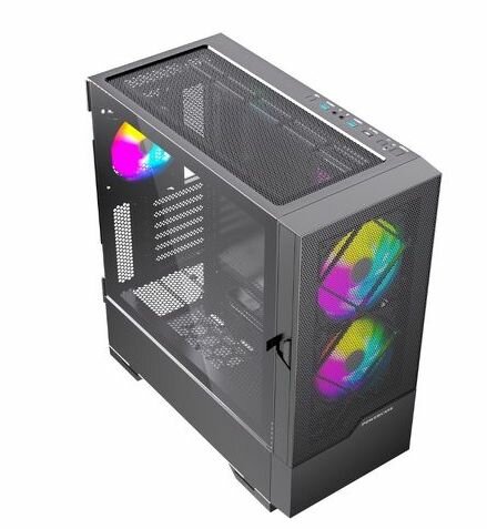 Компьютерный корпус Powercase CKR-A3 (CKR-A3) черный - Full Tower, E-ATX, USB 3.2 Gen 1 Type A