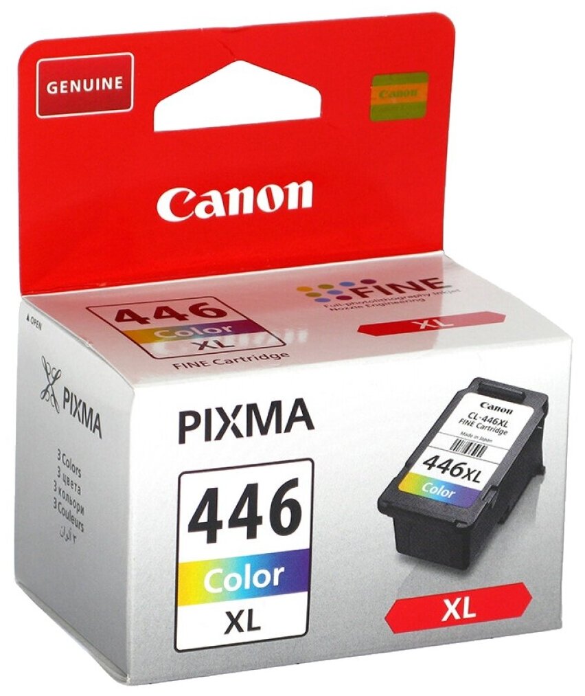 Картридж струйный Canon CL-446XL 8284B001 многоцветный для Canon MG2440/MG2540