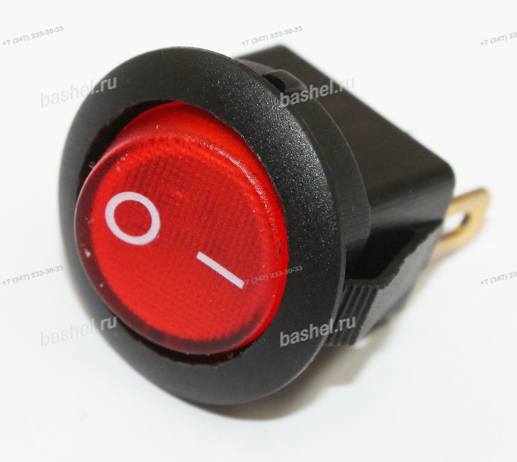 Выключатель MIRS-101-8R, 3PIN ON-OFF, красный, DAYTON