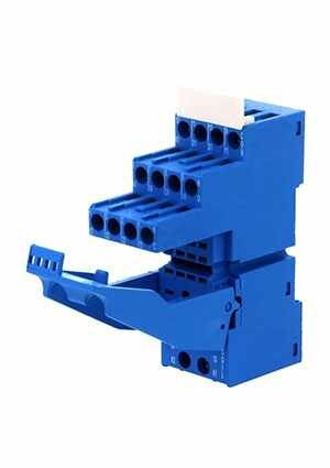 94.02SPA, Розетка винтовая (с зажимной клетью) для реле 55.32, таймера 85.02; применяются модули 86.