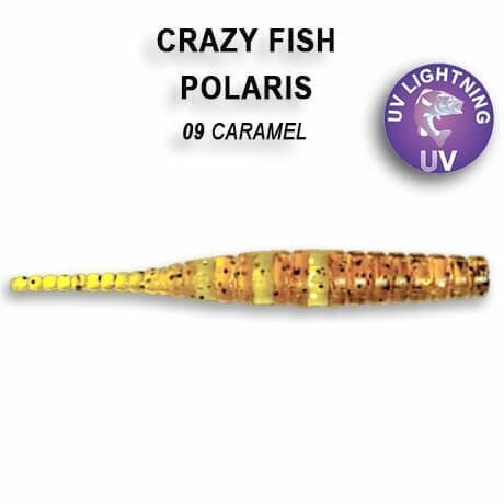Силиконовая приманка Crazy Fish Polaris 1.8" 5-45-9-6 (аромат кальмар)