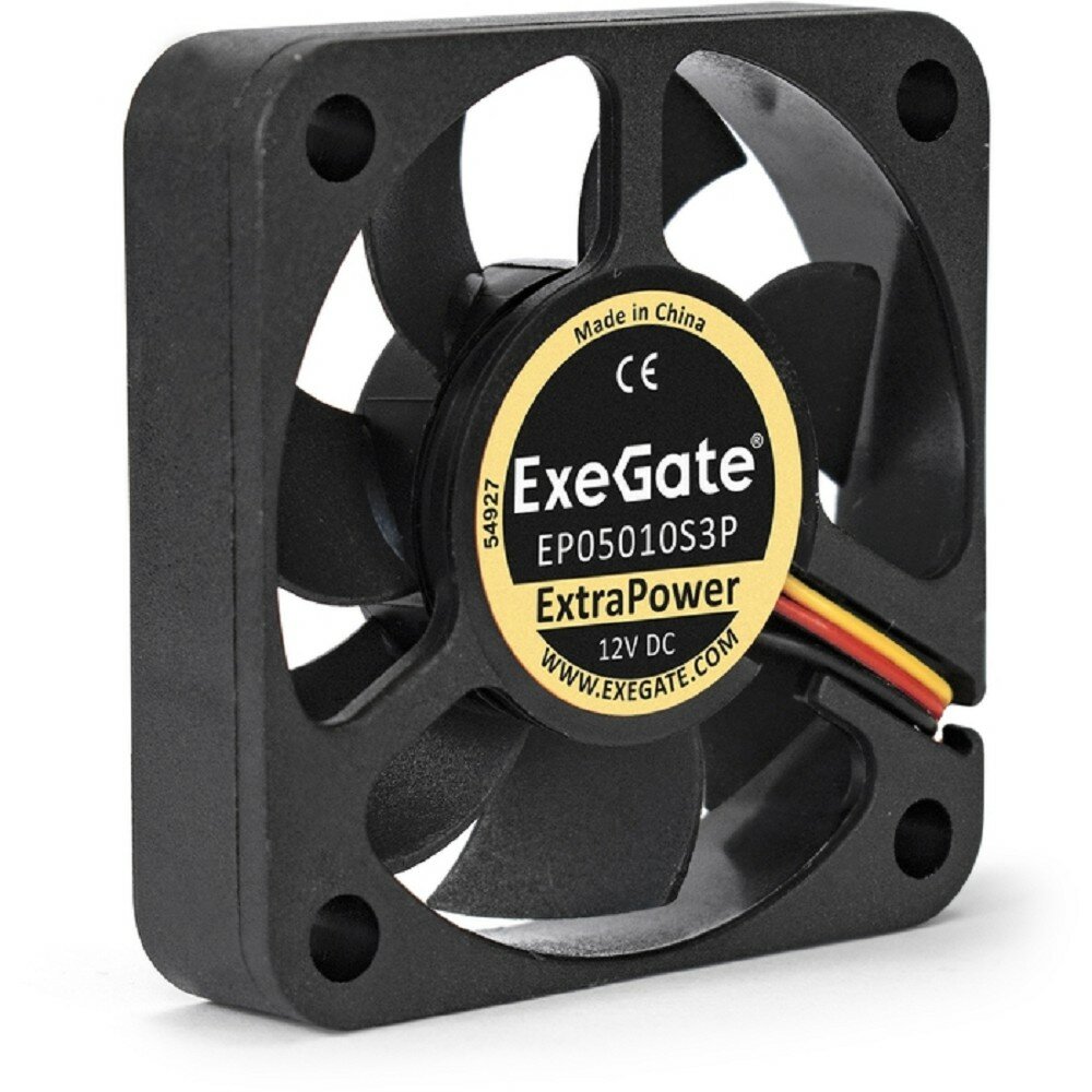 Корпусный вентилятор ExeGate EX283367RUS 5000RPM 50 x 50 x 10 мм, 1 шт