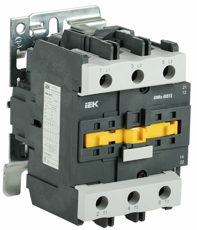 Контактор IEK КМИе-46512, 65А, 230В, АС3, 1НО+1НЗ