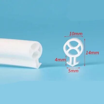 Пластиковая стальная уплотнительная лента для окон White OX L, 10М