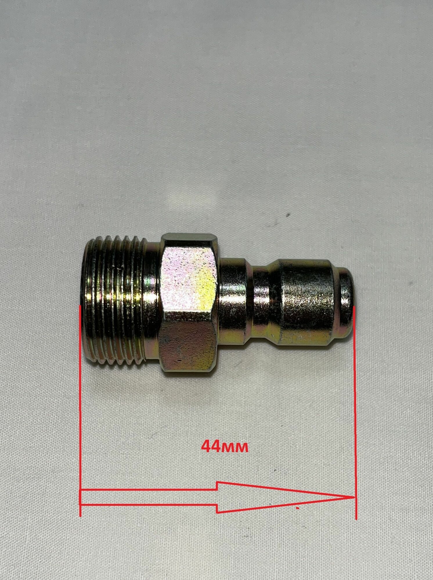 Быстроразъёмное соединение (папа) Тип В (3/8), ответная резьба М22*1,5 наружняя; адаптер