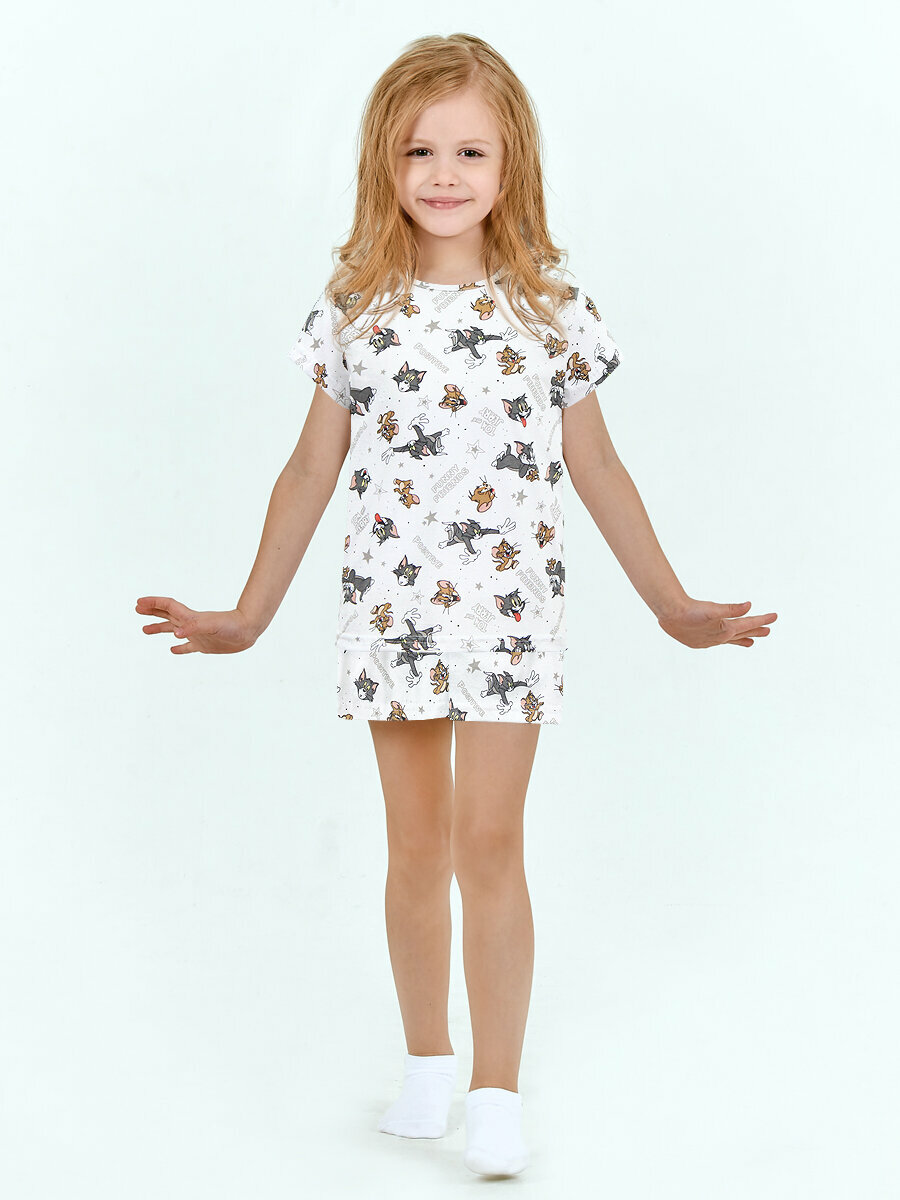 Пижама детская с шортами хлопок