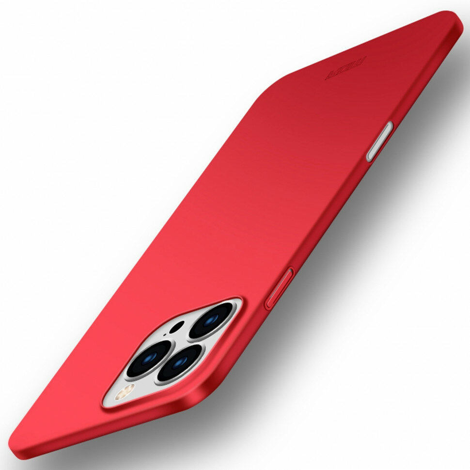 Тонкий матовый чехол MOFI для iPhone 16 Pro Max Ultra-thin (Red)