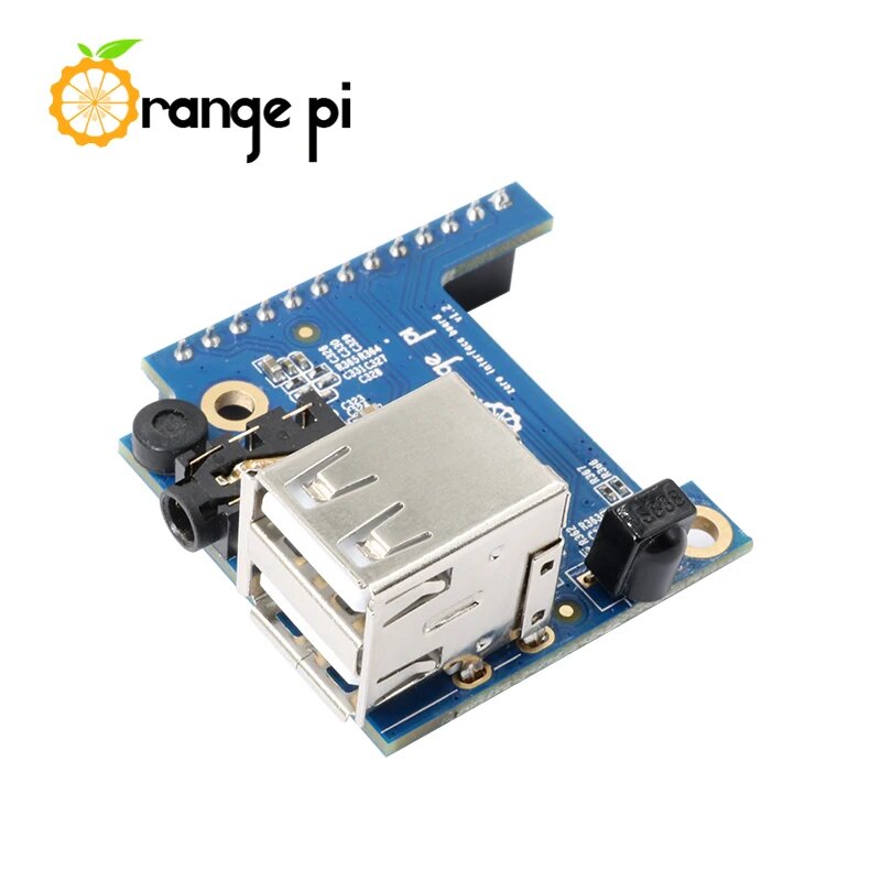 Плата расширения Orange Pi Zero с USB 2.0, микрофоном, ИК, OPI HAT