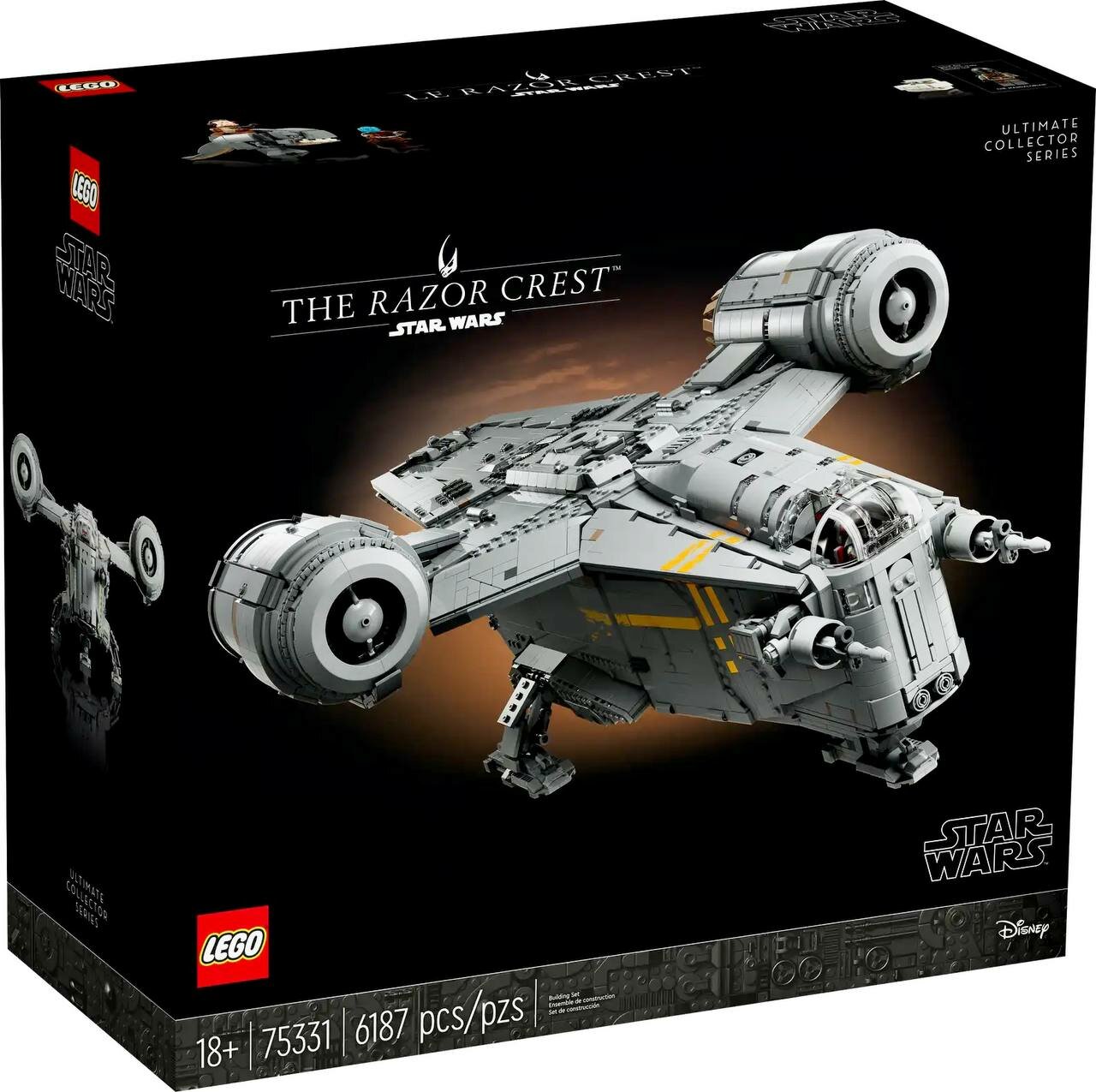 Конструктор LEGO Star Wars 75331 The Razor crest (Лезвие бритвы), 18+, UCS