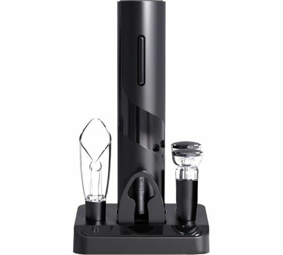 Набор Circle Joy "Darth Vader" CJ-TZ08, электрический штопор, 5 аксессуаров, черный