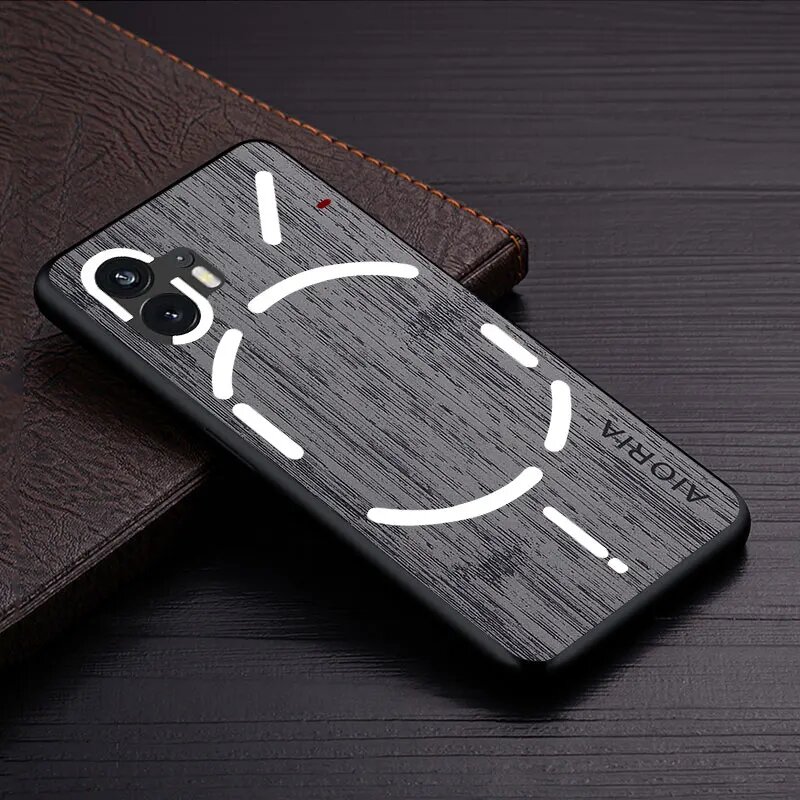 Чехол для Nothing Phone 2, черный, с рисунком, Dark Gray