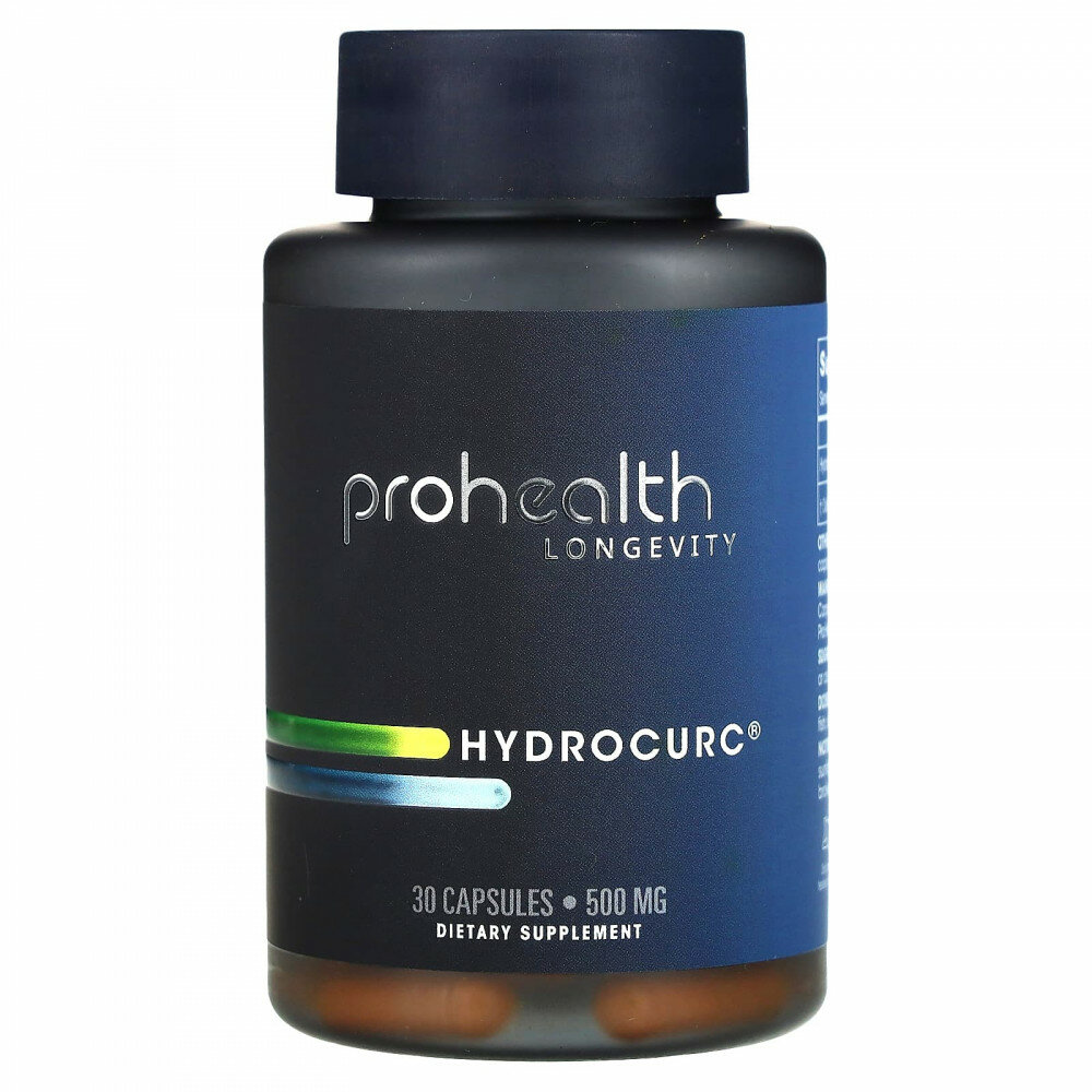 ProHealth Longevity, Hydrocurc®, 500 мг, 30 капсул