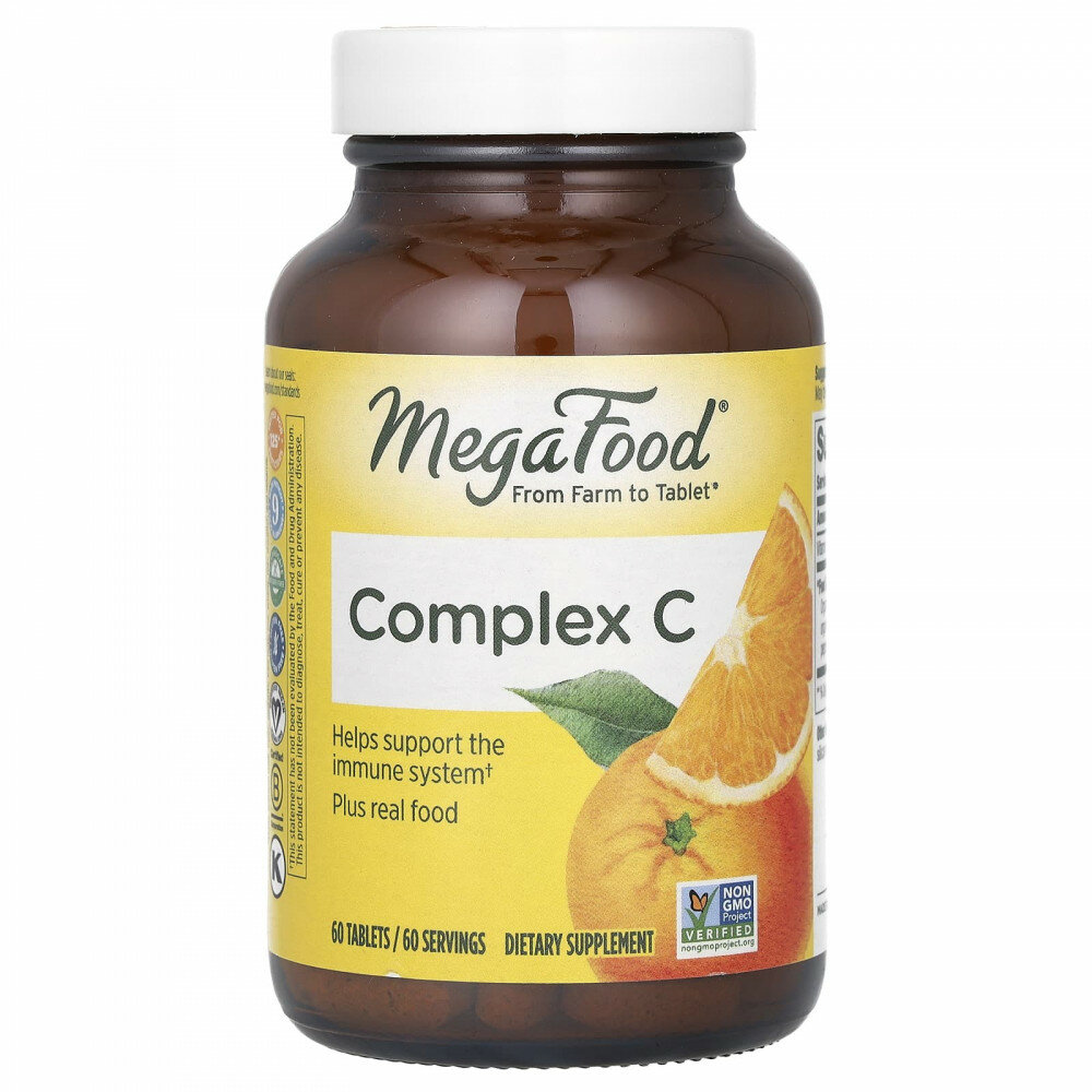 MegaFood, Complex C, 60 таблеток