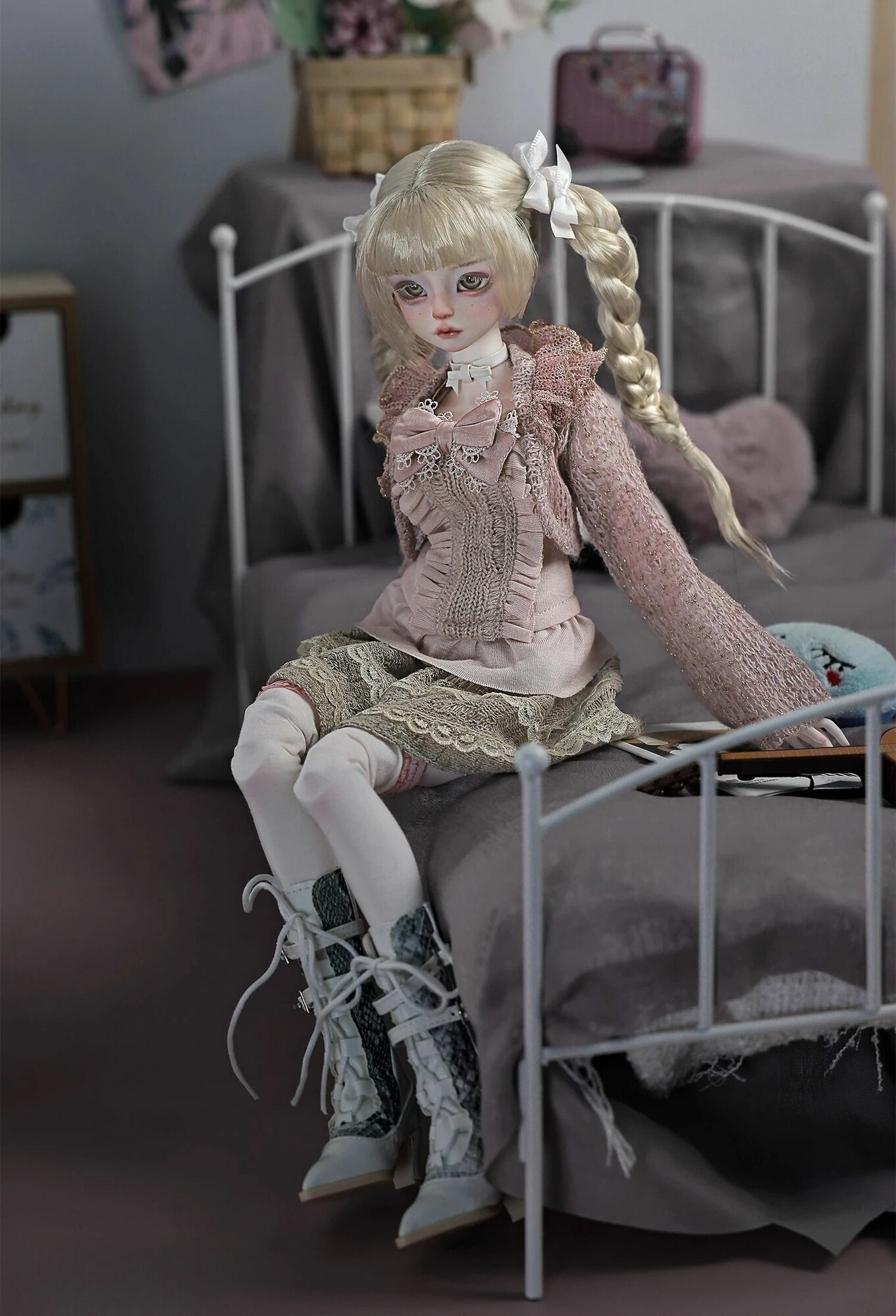 BwithUSky Kikyou Bjd 1/4 обнаженная кукла с нормальной кожей, без макияжа, без аксессуаров