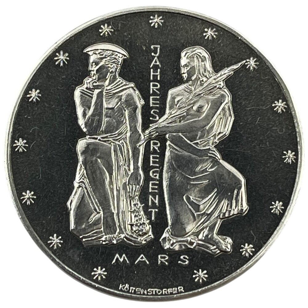 Австрия, настольный календарь "Лунный календарь. Марс" 1967 г.