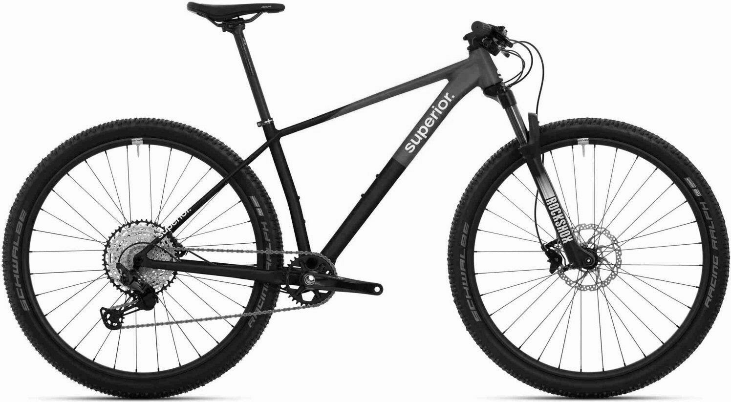 Велосипед горный Superior XP 6.6 (2025), алюминиевая рама, размер XL, Черный