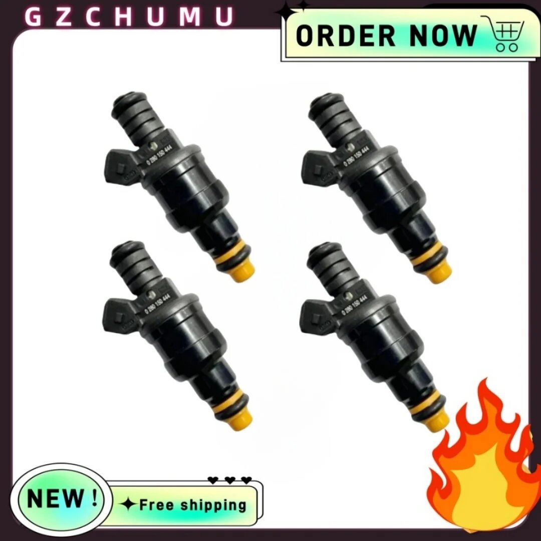 4 шт. топливная форсунка для VW Audi Passat A4 A6 Avant ADR 1,8 20 В 1994-2000, номер детали оригинального оборудования 0280150444