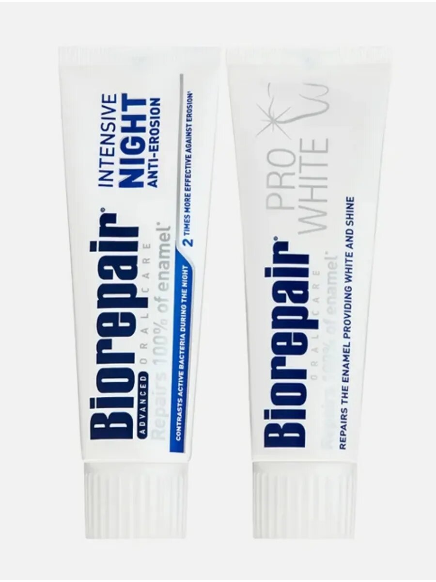 Набор зубных паст BIOREPAIR protection and shine, Адвент