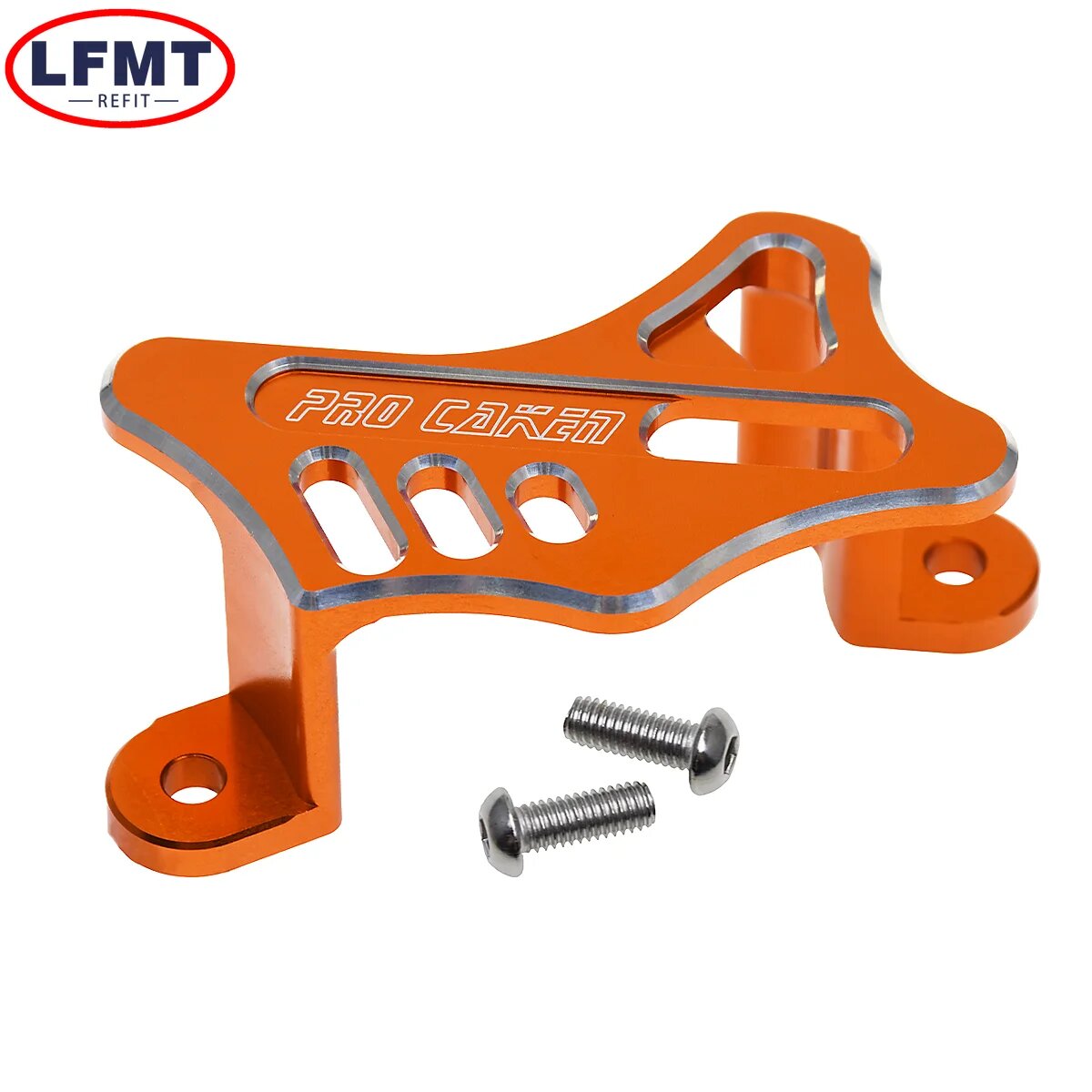 Алюминиевая Опора Заднего Тормозного Суппорта С Защитной Крышкой Диска С ЧПУ Для Honda Type B Orange