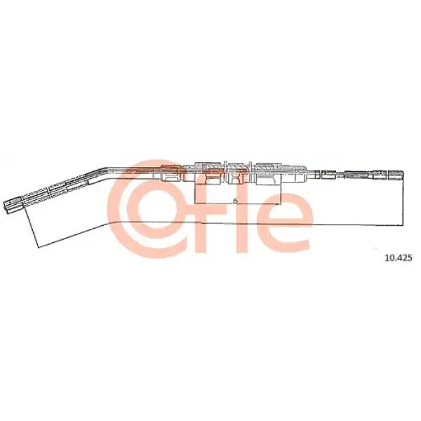 COFLE 92.10.425 трос ручника л.+п.\ BMW (БМВ) e30 1.6-2.4td 83трос ручника л.+п.\ BMW (БМВ) e30 1.6-2.4td 83