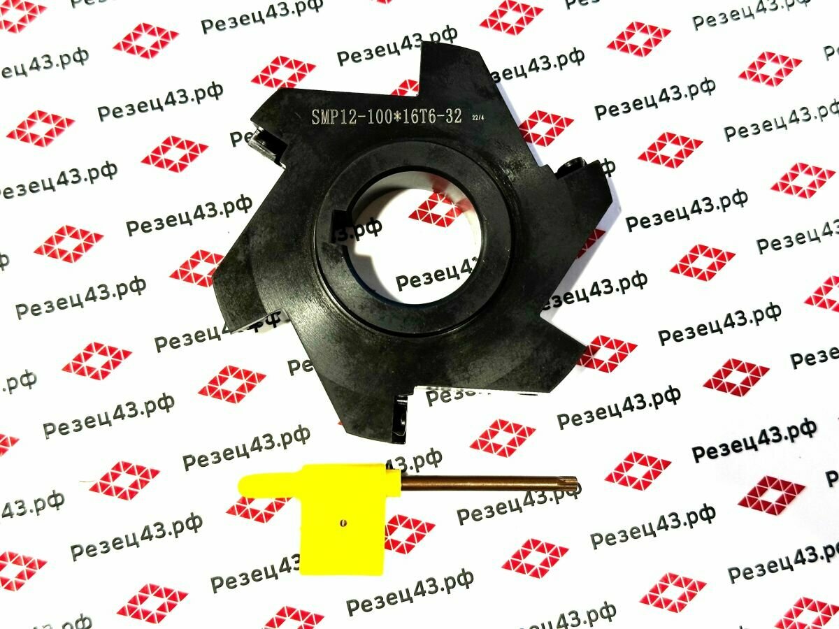 Дисковая насадная фреза под сменные пластины SPM12-100-16T6-32