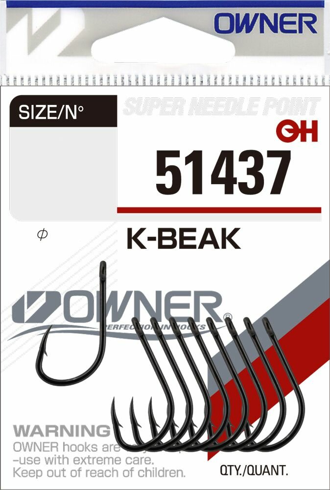 OWNER Крючок K-Beak BC №4 9шт