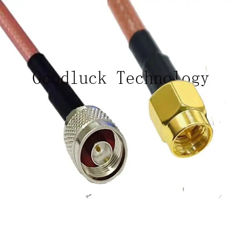 JINAYI RG400 коаксиальный кабель N папа-SMA папа 50 Ом 1m