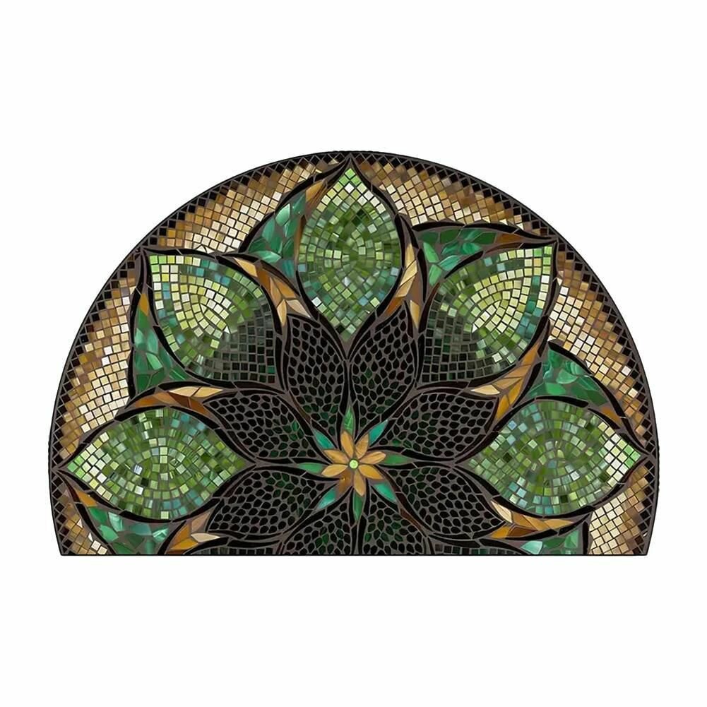 40x60 см, Ретро полукруг, Противоскользящий грязеотталкивающий и износостойкий