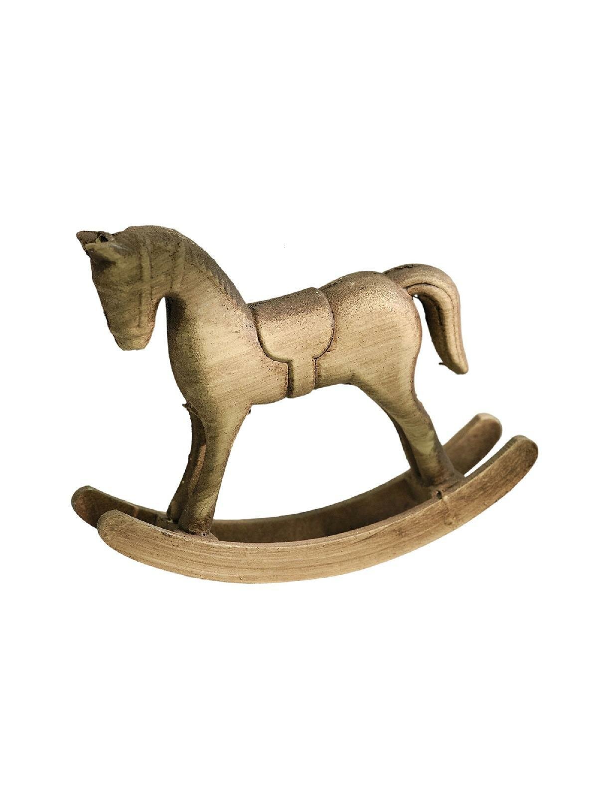 Минималистичная деревянная скульптура Лошади-качалки, Художественное Оформление комнаты Для книжной полки, журнального столика, Украшение в скандинавском стиле, Подарок