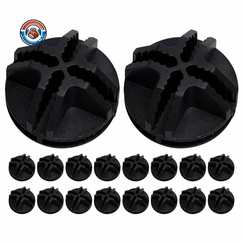 Соединители для будки собаки, универсальные пластиковые пряжки-фиксаторы для сборки вольера, клетки, шкафа, черные, 30 шт, простой монтаж, надежное крепление