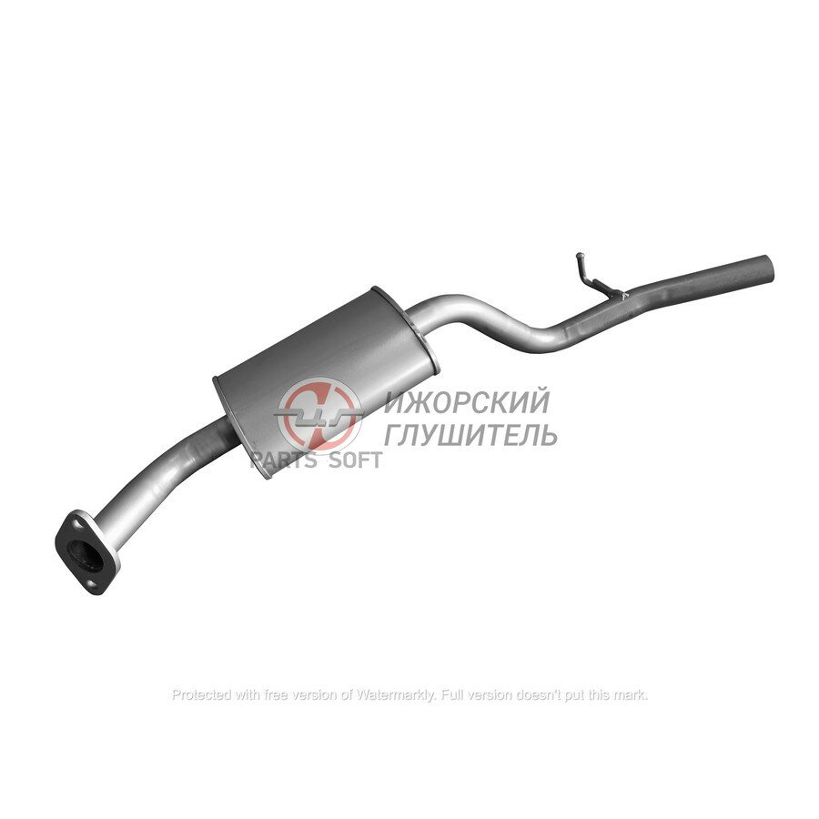 Ижорский глушитель 136488 Глушитель задняя часть HYUNDAI Porter II mot.2,5TD Ижорский глушитель 136488