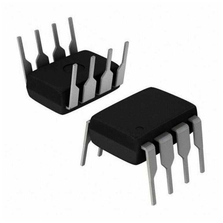 MAX485ECPA+, Передатчик/приемник RS485/RS422 малой мощности, DIP8