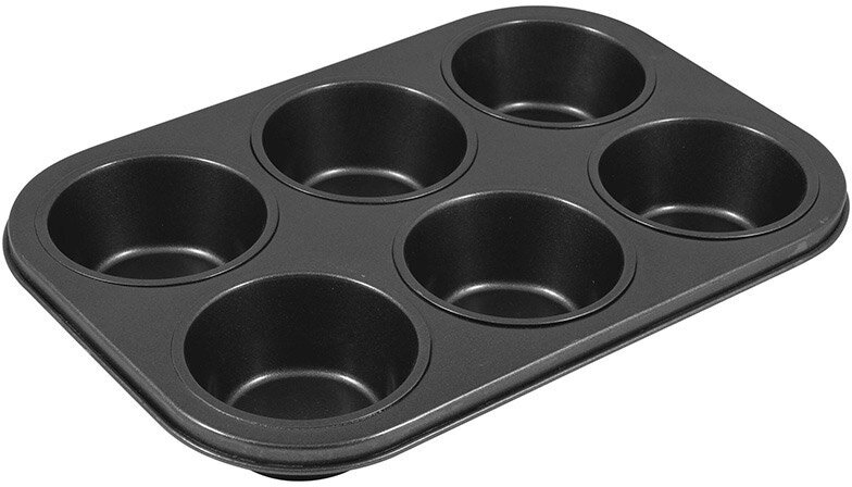 Форма Mallony для выпечки кексов BF-033 31.3х21.7х4см, 6 ячеек 191315