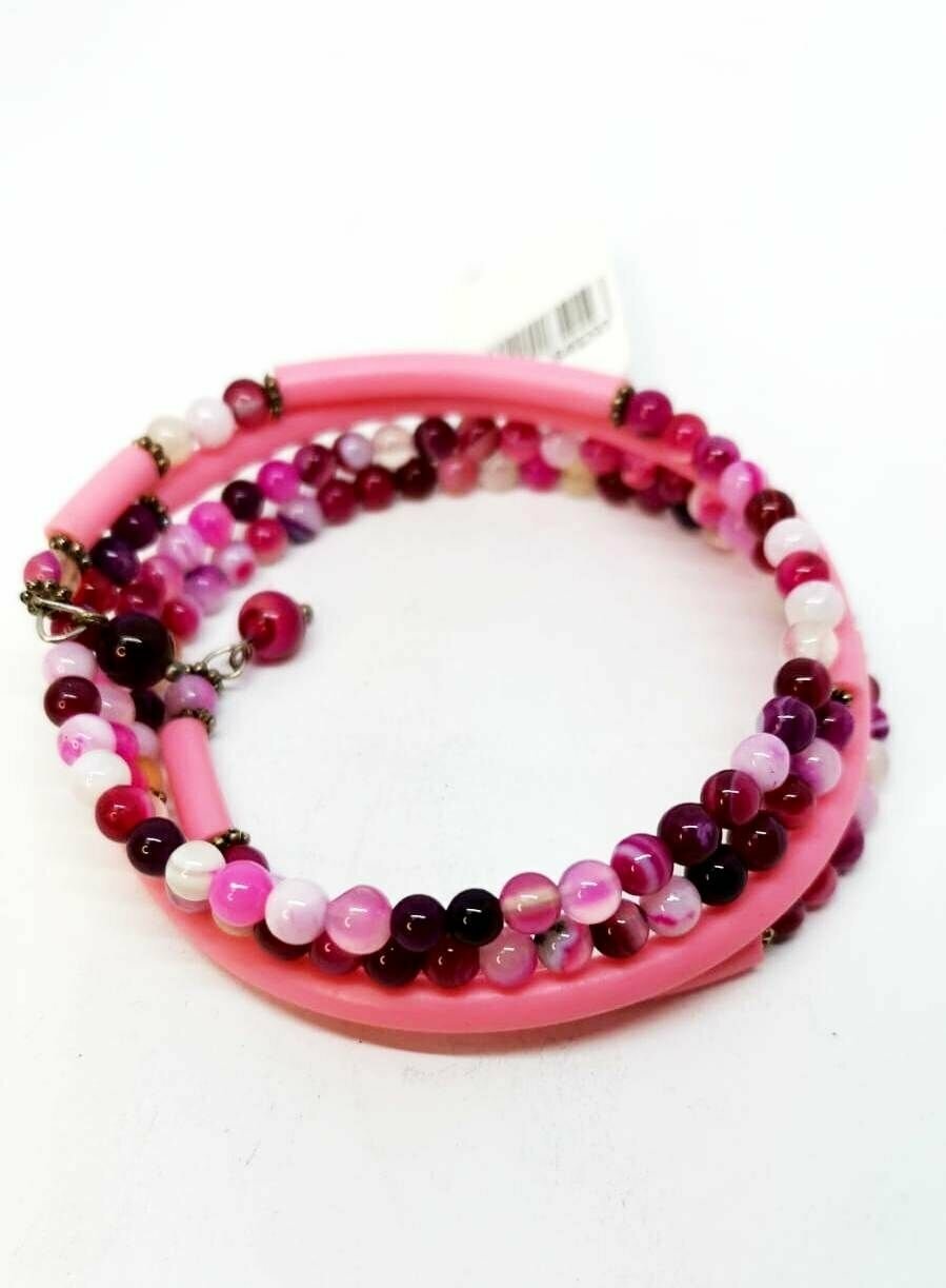 Браслет-цепочка, агат