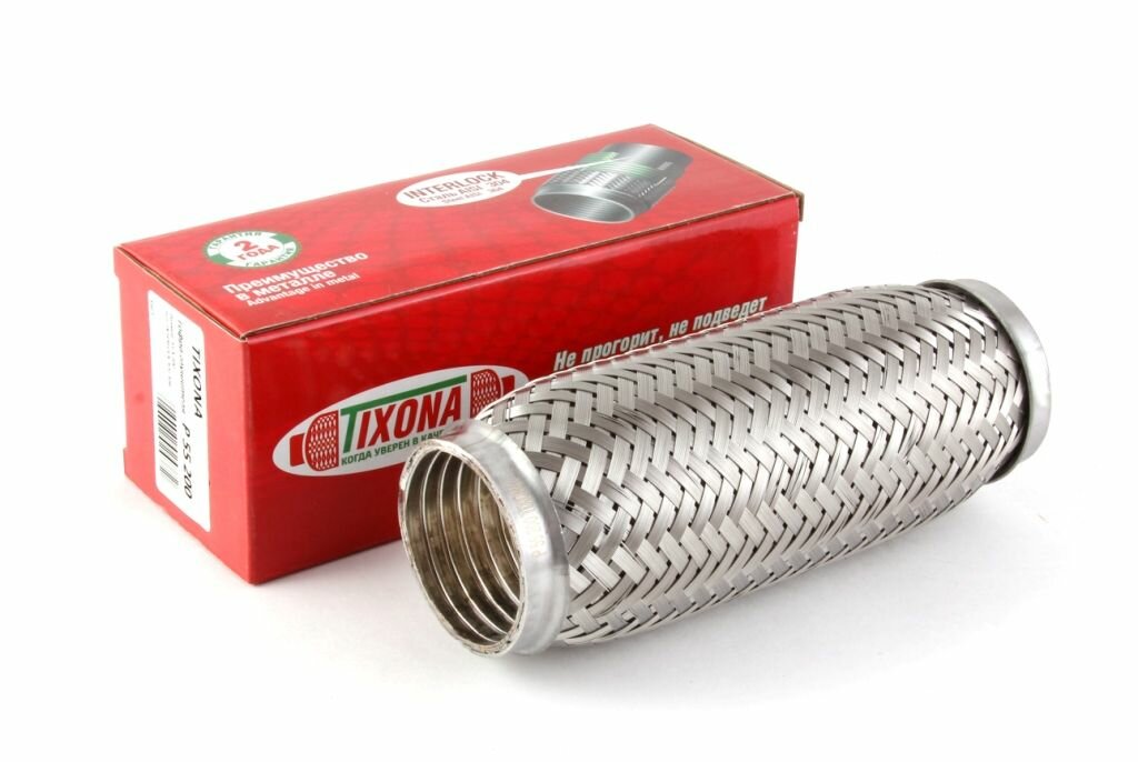Гофра глушителя 55/200 (AISI 304 with interlock) Tixona арт. P55200