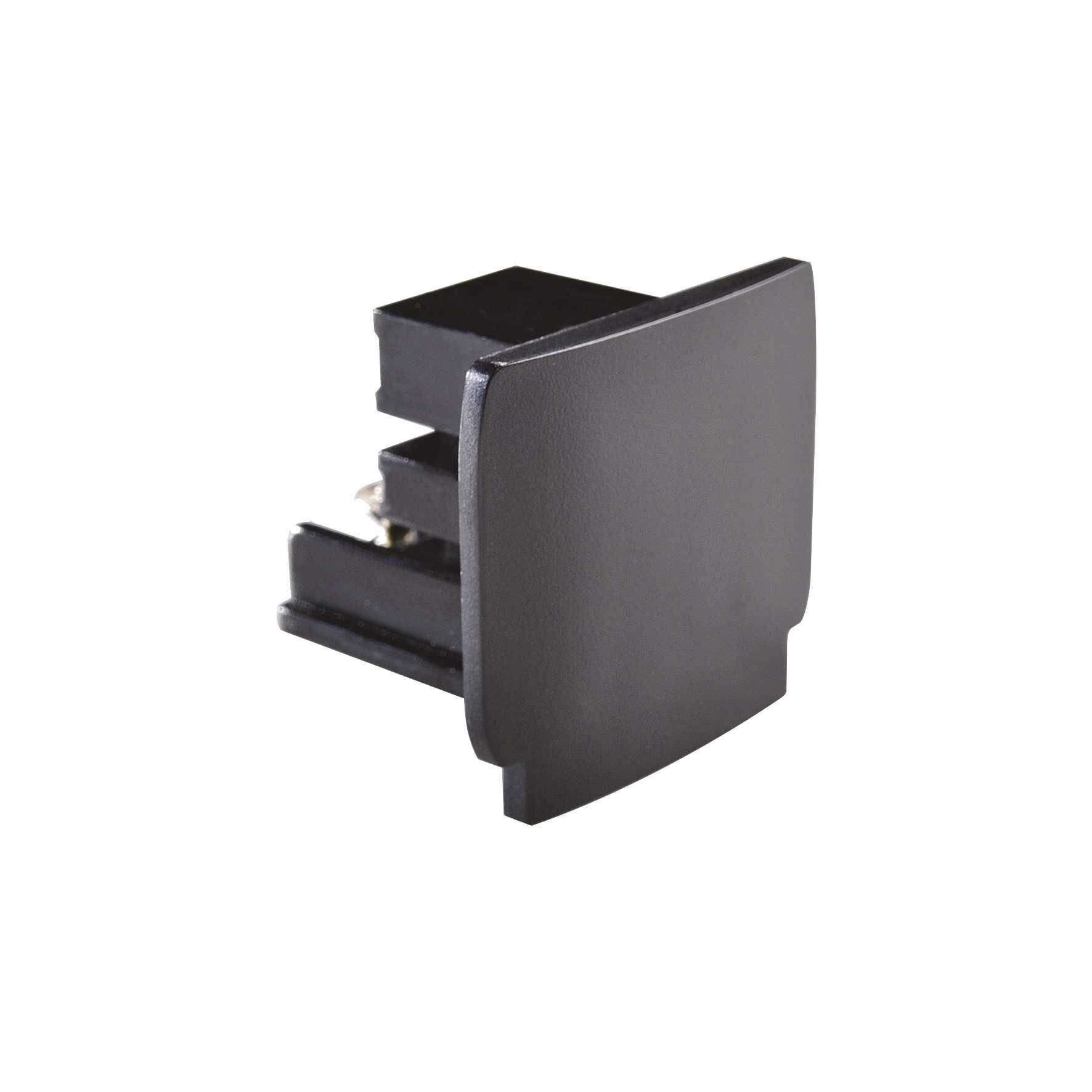 Заглушка концевая ideal lux Link Trimless On/Off Черный Пластик Для трехфазного шинопровода 169620.