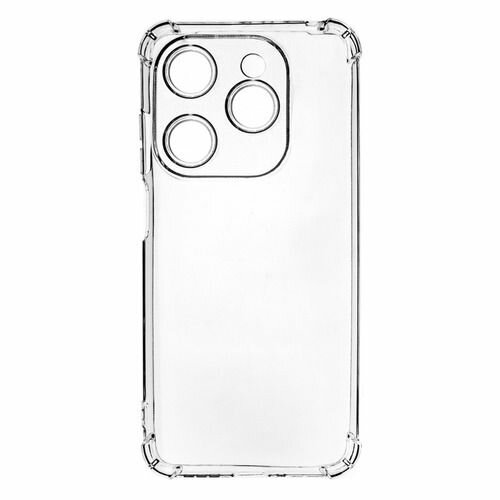 Чехол (клип-кейс) PERO CC02-TSG24-TR, для Tecno Spark Go 2024, противоударный, прозрачный