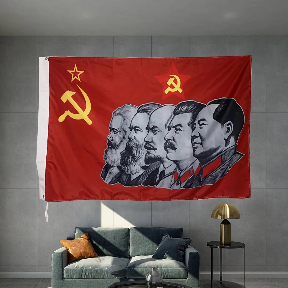 Флаг СССР 3x5 футов, полиэстер
