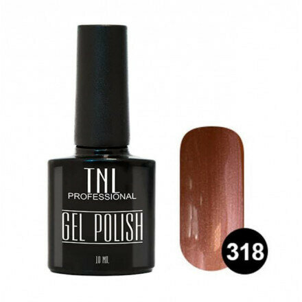 TNL Professional Цветной Гель-лак № 318 - песочно-розовый (10 мл.)