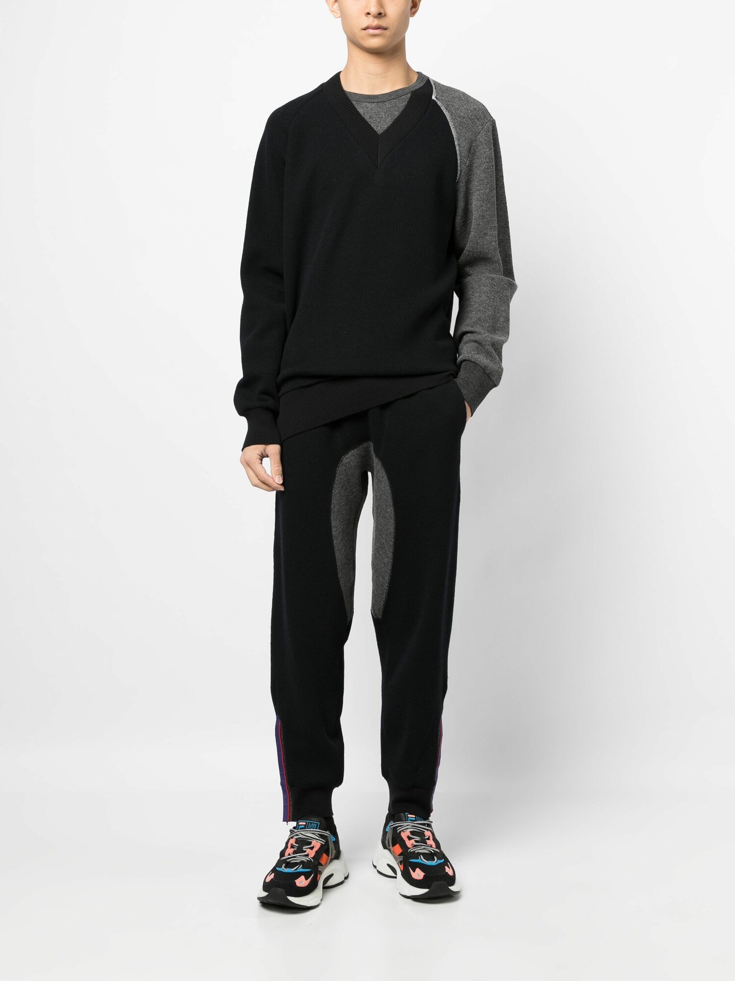 Брюки Kolor Drawstring-waistband knitted trousers, размер 5 — фото 1