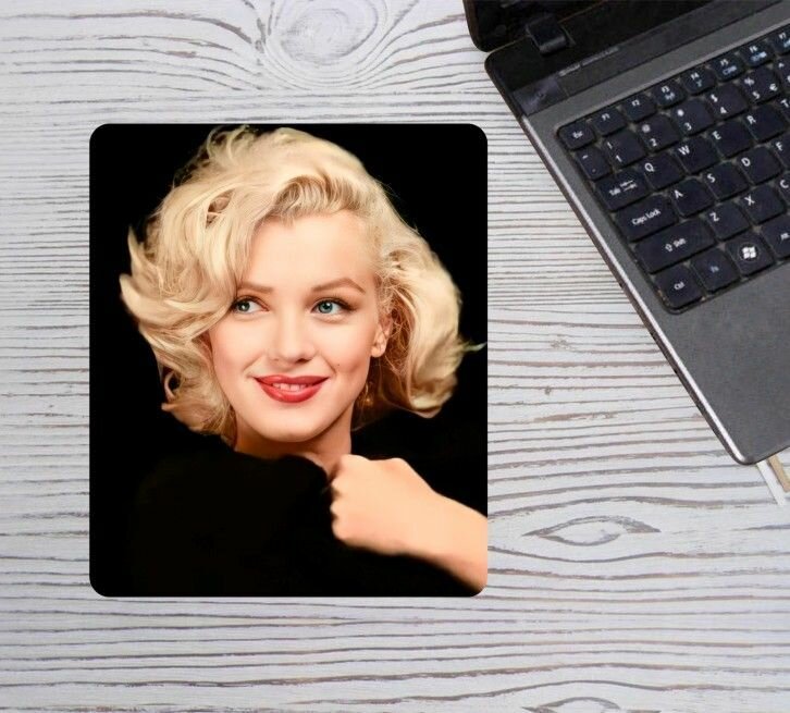 Коврик для мышки игровой 36 на 29 см MIGOM Мэрилин Монро, Marilyn Monroe №12
