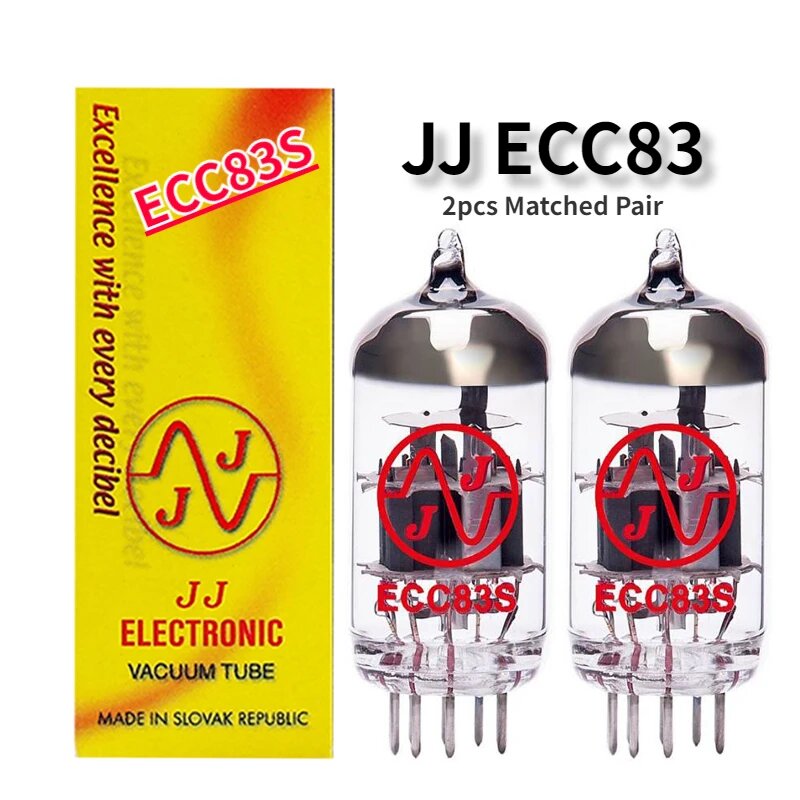 JJ ECC83S вакуумная лампа, 2шт, Matched Pair