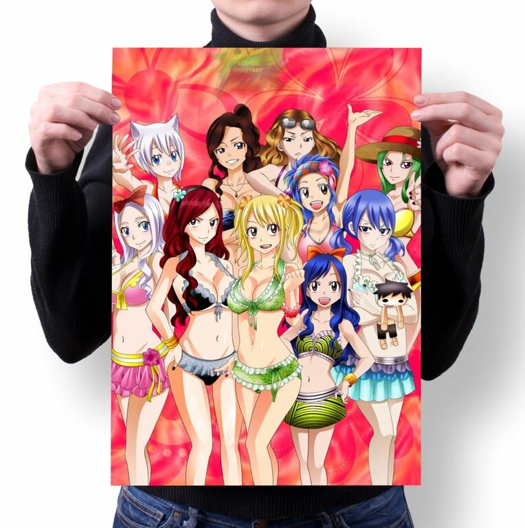 Плакат Хвост Феи, Fairy Tail №9, А2