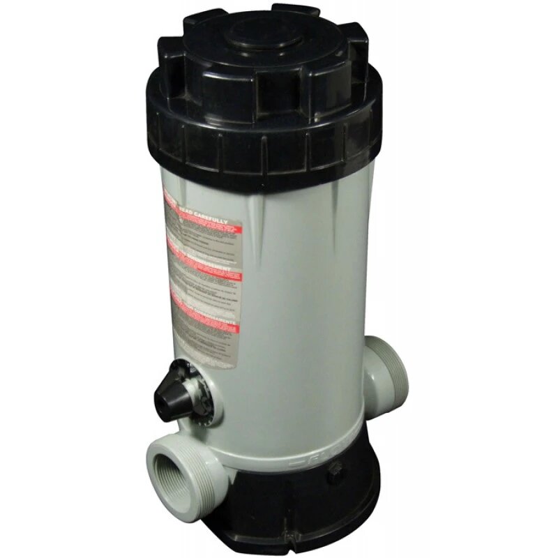Полуавтоматический дозатор хлора, inline, 1½", загрузка 4 кг Pool King/PACI-003/, цена - за 1 шт