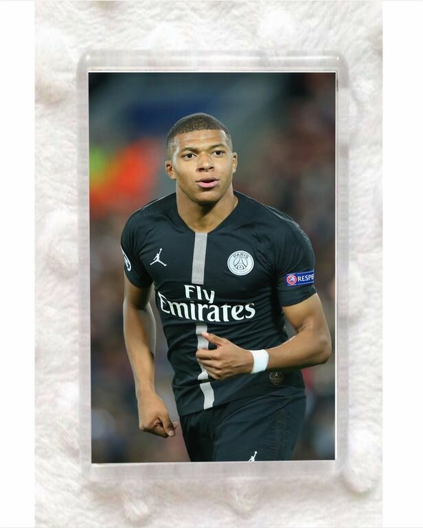 Магнит акриловый Kylian Mbappe Lottin, Килиан Мбаппе Лоттен №12