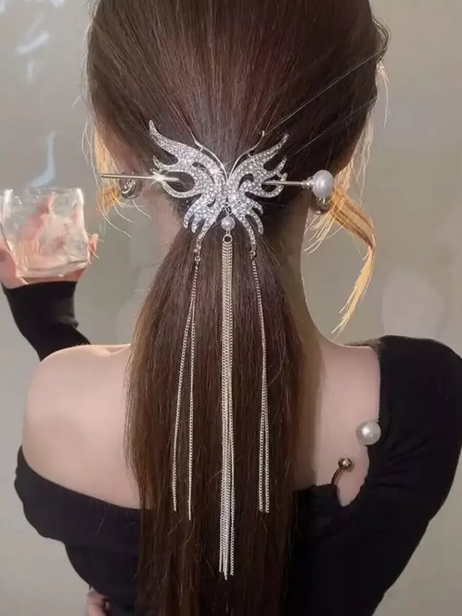 Декоративная заколка для волос