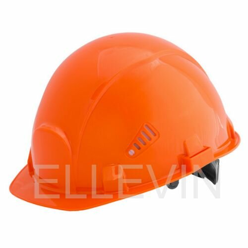 Каска защитная "РОСОМЗ" СОМЗ-55 визион цвет оранжевый, с козырьком