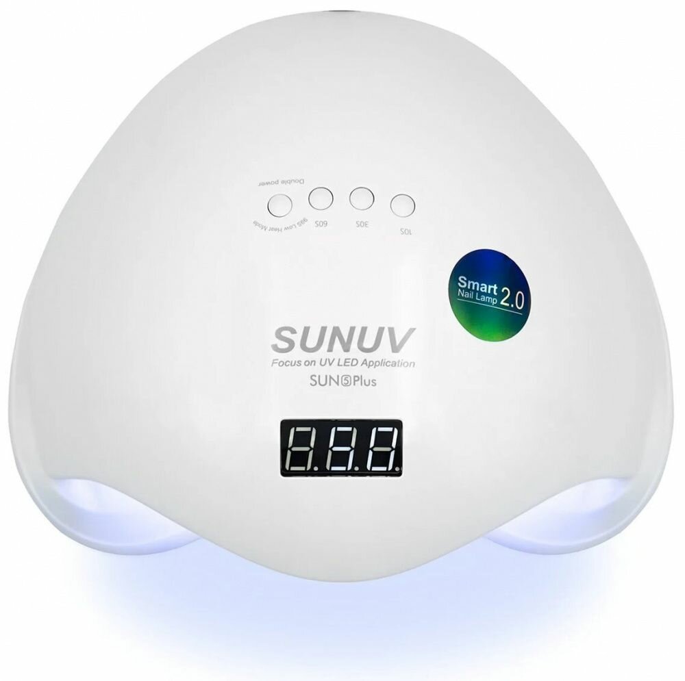 Профессиональная настольная уф лампа SUN 5 plus с кварцевыми светодиодами для сушки маникюра в салоне или домашних условиях