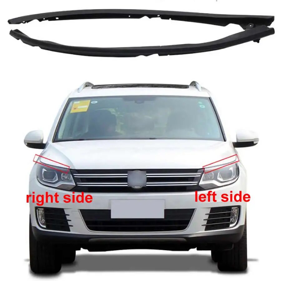 Резиновая уплотнительная лента для фар Volkswagen VW Tiguan 2013 2014 2015-2019 2PCS left and right